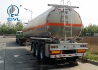 China New semi trailer 30m3 Water Tank Semi Trailer Semi Trailer Trucks  Two Single for sale