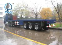 China 40T New 3 Axle Lorry Container Trailer With 2 Rear / Side Doors And 12R22.5 Model Tire for sale