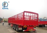 China Fence Cargo Semi Trailer Trucks 3 Axle Fuwa Axles 40ft Semi Trailers for sale