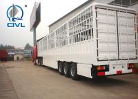 China Fence Cargo Semi Trailer Trucks 3 Axle Fuwa Axles 40ft Semi Trailers for sale