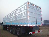 China Cargo Lorry Semi Trailer  3 Axle Semi Trailer Trucks With Manual Transmission for sale