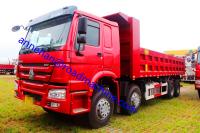 China New Tipper Truck 371HP EUROII engine12 Wheels LHD 31tons 30CBM ZZ3317N3567W for sale