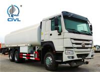 China HOWO 20000 liter 9.726L Engine Capacity Liquid Tanker Truck 6x4 , Oil Tank Petrol Gasoline Truck for sale
