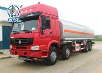 China New HOWO Fuel Tank Truck Manual 30000L Oil Tanker Truck 8X4 371hp Engine Best Quality for sale