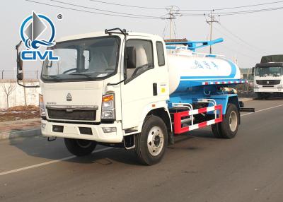 China Sinotruk Howo 4m3 -  8m3 Light Duty Sewage Suction / Vacuum Truck for sale