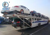 China CIVL 15M Transport Vehicle / Car Carrier Truck Trailer Q235 Material With FUWA Brand Axles for sale