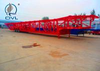 China CIVL 15M Transport Vehicle / Car Carrier Truck Trailer Q235 Material With FUWA Brand Axles for sale