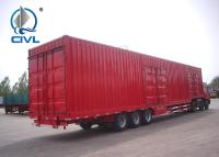 China van Cargo Semi-Trailer  Red Color LHL/RHL 9190XXY Semi Trailer Trucks Van for sale
