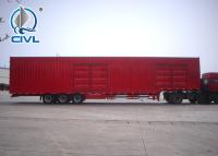 China van Cargo Semi-Trailer  Red Color LHL/RHL 9190XXY Semi Trailer Trucks Van for sale