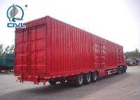 China van Cargo Semi-Trailer  Red Color LHL/RHL 9190XXY Semi Trailer Trucks Van for sale