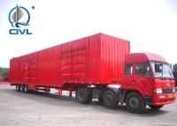 China van Cargo Semi-Trailer  Red Color LHL/RHL 9190XXY Semi Trailer Trucks Van for sale
