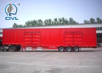 China van Cargo Semi-Trailer  Red Color LHL/RHL 9190XXY Semi Trailer Trucks Van for sale