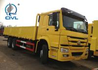China LHD SINOTRUK HOWO Heavy Cargo Trucks Chassis Euro 2 Engine New 6X4 336HP HW76 Cabin for sale