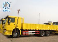 China LHD SINOTRUK HOWO Heavy Cargo Trucks Chassis Euro 2 Engine New 6X4 336HP HW76 Cabin for sale