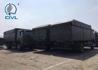 China NewSinotruk Cargo Truck Engine 290hp 4x2 Hw76 Cabin Green Color 102km/H Speed Diesel Type for sale
