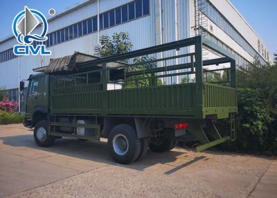 China NewSinotruk Cargo Truck Engine 290hp 4x2 Hw76 Cabin Green Color 102km/H Speed Diesel Type for sale
