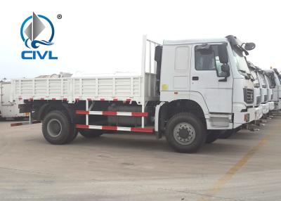 China 4X2 New Heavy LHD 290HP Commercial Truck And Van With 5600*2300*600mm Body Cargo for sale