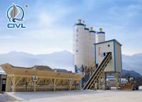 China Stationary Type Concrete Batching Plant / Fixed Concrete Batch Mix Plant for sale