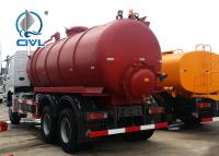 China Red 6x4 12m3 Sewage Suction Truck Septic Pump Truck Garbage Fecal SINOTRUK SWZ for sale