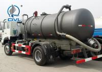 China 4X2 Sinotruk HOWO Sewage Suction Truck Cleaning Trucks with High Pressure Cleaning and Waste Water Suction Tank for sale