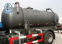 China 4X2 Sinotruk HOWO Sewage Suction Truck Cleaning Trucks with High Pressure Cleaning and Waste Water Suction Tank for sale