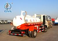 China Sinotruk New 4 Wheels 5-6CBM LHD 4X2 Sewage Vacuum Truck Combination Sewer Cleaning Truck for sale