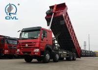 China 50T Heavy Duty Dump Truck SINOTRUK HOWO A7 DUMP TRUCK 8x4 With Front Lifting for sale