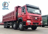 China 50T Heavy Duty Dump Truck SINOTRUK HOWO A7 DUMP TRUCK 8x4 With Front Lifting for sale