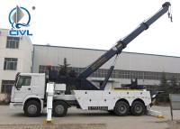China White 30 Ton Wrecker Tow Truck Howo Obstacle Tractor Truck-30ton for sale