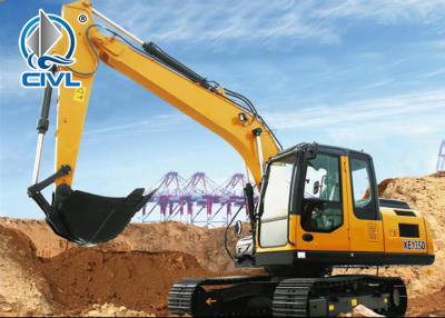 China 0.61CBM Bucket 14400KG Hydraulic Crawler Excavator With Cummins Engine CVXE150D for sale