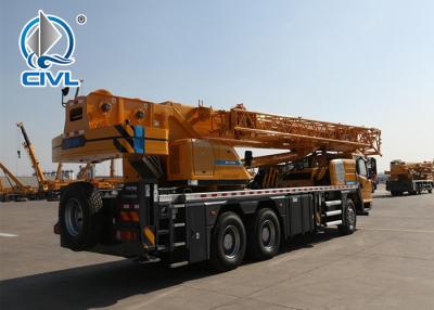 China Shangchai Engine Euro 2 New Telescopic Boom Crane QY25K-II , 25 Ton Mobile Truck Crane for sale