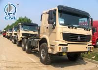 China SINOTRUK HOWO New  3 Seats Prime Mover Truck Tractor Truck 6 X 6 Off Road 420HP Engine for sale