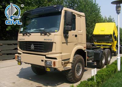 China SINOTRUK HOWO New  3 Seats Prime Mover Truck Tractor Truck 6 X 6 Off Road 420HP Engine for sale