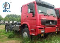 China SINOTRUK Howo 6X6 Prime Mover Truck in Black Sinotruk HOWO 371hp Prime Mover 6x6 Tractor truck for sale