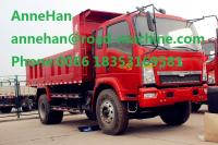 China New LHD Light Heavy Duty Dump Truck For 3-7T Load With Cummins Engine 4x2 Front Lifting for sale