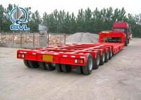 China 3 Line 6 Axles Fuwa Axles Low Bed 100T Semi Trailer Trucks For Equipment Transportation for sale