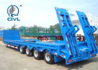 China 3 Line 6 Axles Fuwa Axles Low Bed 100T Semi Trailer Trucks For Equipment Transportation for sale