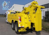 China Sinotruk Howo Wrecker Tow Truck/ Road Wrecker Truck / 6x4 Tow Truck 90km/h 25 ton, 336hp for sale