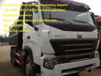 China Sinotruk HOWO Dump Truck A7 10 Tires Dumper Truck 50T Sand / Stone Load for sale