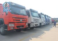 China 10 Tires howo New Heavy Duty Dump Truck 336hp 6x4 Rhd 30 Ton White / Red / Green color for sale