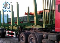 China 3 x13t Fuwa Semi Trailer Trucks Log Transport Semi Trailer / Wood Transport for sale