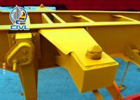 China Three Axles 40 ft 20 ft Container Chassis Skeleton Semi Trailer Truck for sale