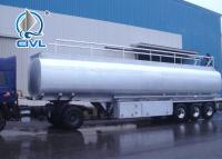 China 3 Axles 22MT Aluminum Fuel Tank Semi trailer Oil Tanker Trailer for sale