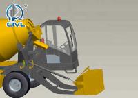 China 4 Cubic Meters Self Loading Concrete Mixing Equipment With New Condition Yellow Color for sale