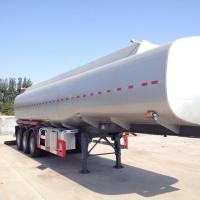 China Tanker semi trailer on stainless steel 35000-80000 liters for palm oil, caustic soda, HC1 etc for sale