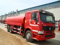 China 6 x 4  Driving 260HP Fuel Tanker Trucks With Carbon Steel Tank for sale
