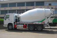 China White 13 CBM Cement Mixer Truck Concrete Mixing Equipment , 6x4 Driving Casting Steel Made Tank for sale