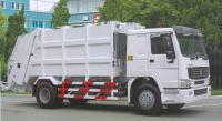 China New Sinotruk 266HP Garbage Compactor Truck Euro II 10 tires with Hydraulic Arm Hook Lift for sale
