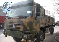 China Military 4 X 4 Heavy Cargo Trucks All Wheel Drive With EURO III Emission Standard ArmyGreen Colour for sale