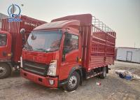 China Hw76 Cabin Mobile Light Duty Commercial Trucks Fence Cargo Truck Colour white /red for sale